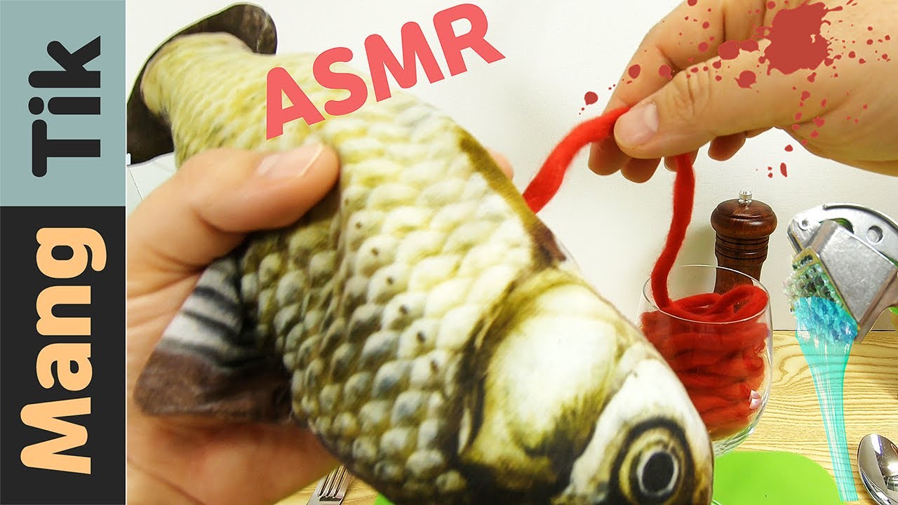 Monster Fish cooking ASMR | Eating 괴물 물고기 낚시 먹방 | 요리 젤리 상어 리얼사운드 | 망틱 ...