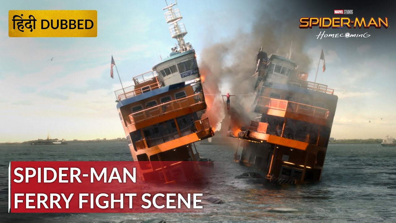 Spider Man Homecoming Spider Man Vs Vulture Ferry Fight Scene