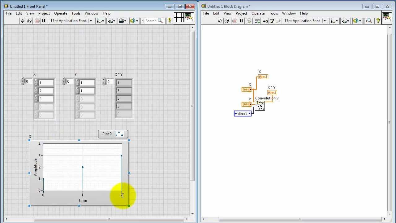 NI LabVIEW: Convolution subVI - YouTube