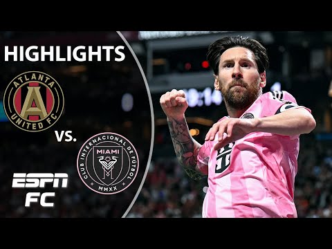 AMAZING LIONEL MESSI GOAL 🔥 Atlanta United vs. Inter Miami | MLS Highlights | ESPN FC