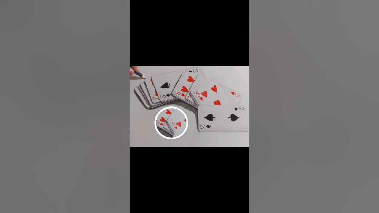 How to Draw Playing Cards - EASY Step by Step Tutorial #shorts # ...