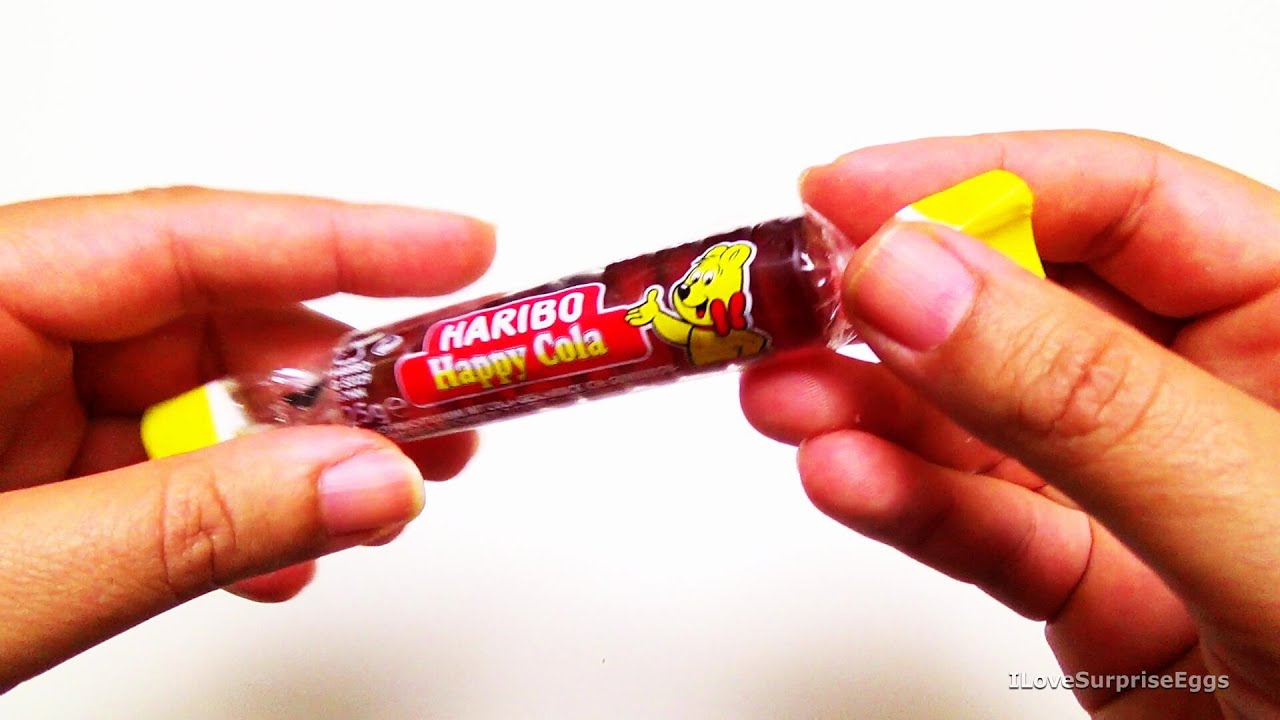 Haribo | Roll | Happy Cola | [Taste & Review] [Germany] - YouTube