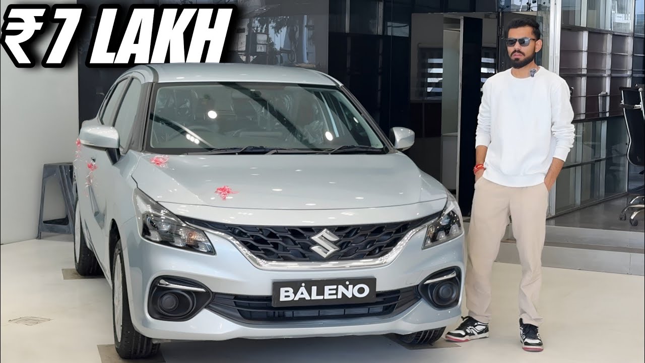2026 New Maruti Suzuki Baleno Zeta Model silver color ₹7 LAKH | Full ...