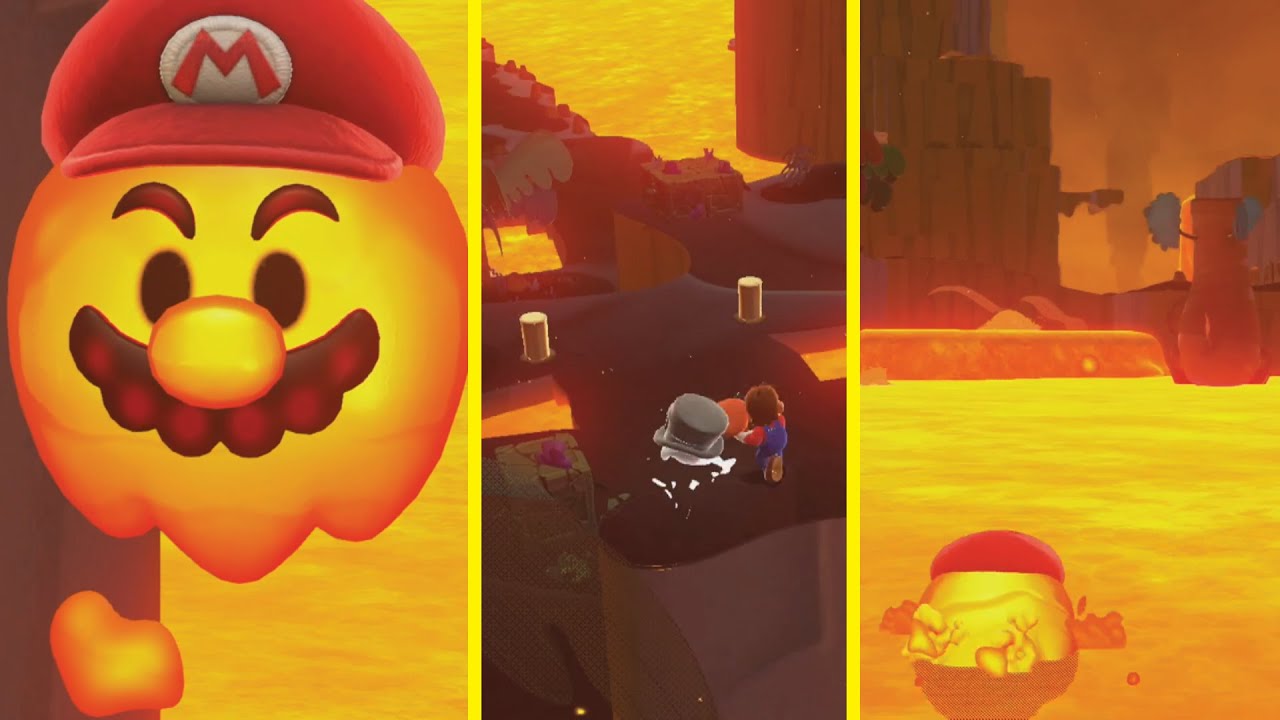 What if Mario Odyssey's Lost Kingdom was a Lava Kingdom? - YouTube