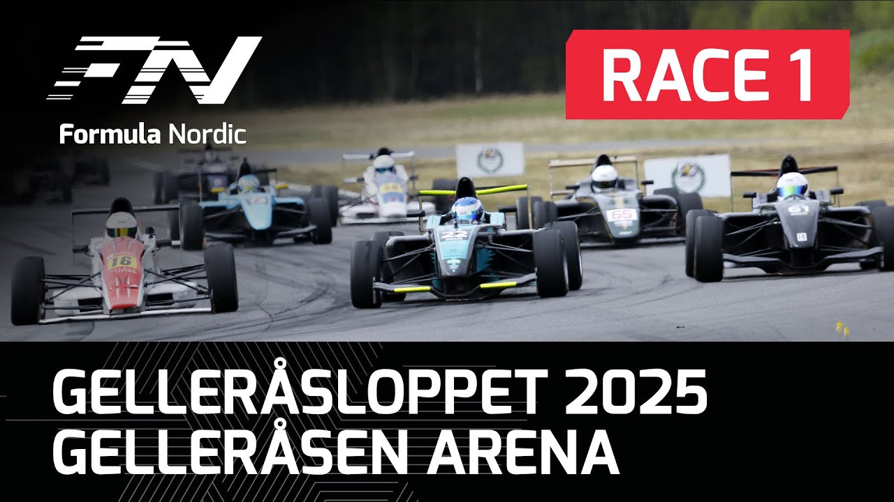Formula Nordic 2025 - Gelleråsen Arena 31-1 Maj/Juni - Race 1 - YouTube