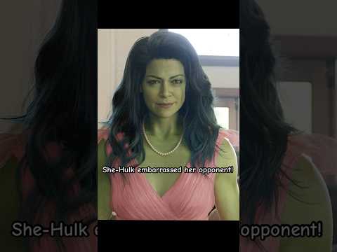 She-Hulk embarrassed her opponent!#foryou #shorts #shortvideo #shehulk