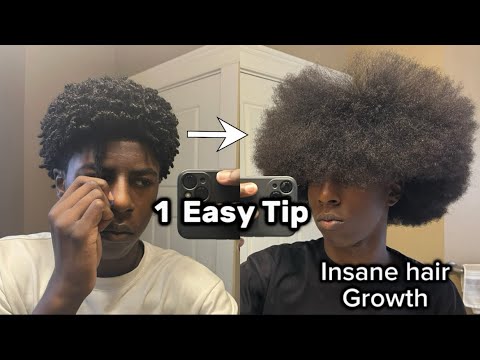 How To Grow Hair Quickly With This 1 Secret Tip - YouTube