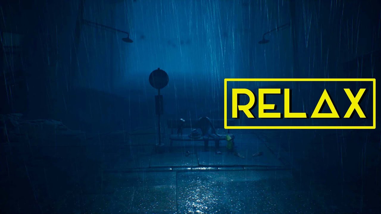 Little Nightmares II Relax Ambient Game / Six and Mono outside in the ...