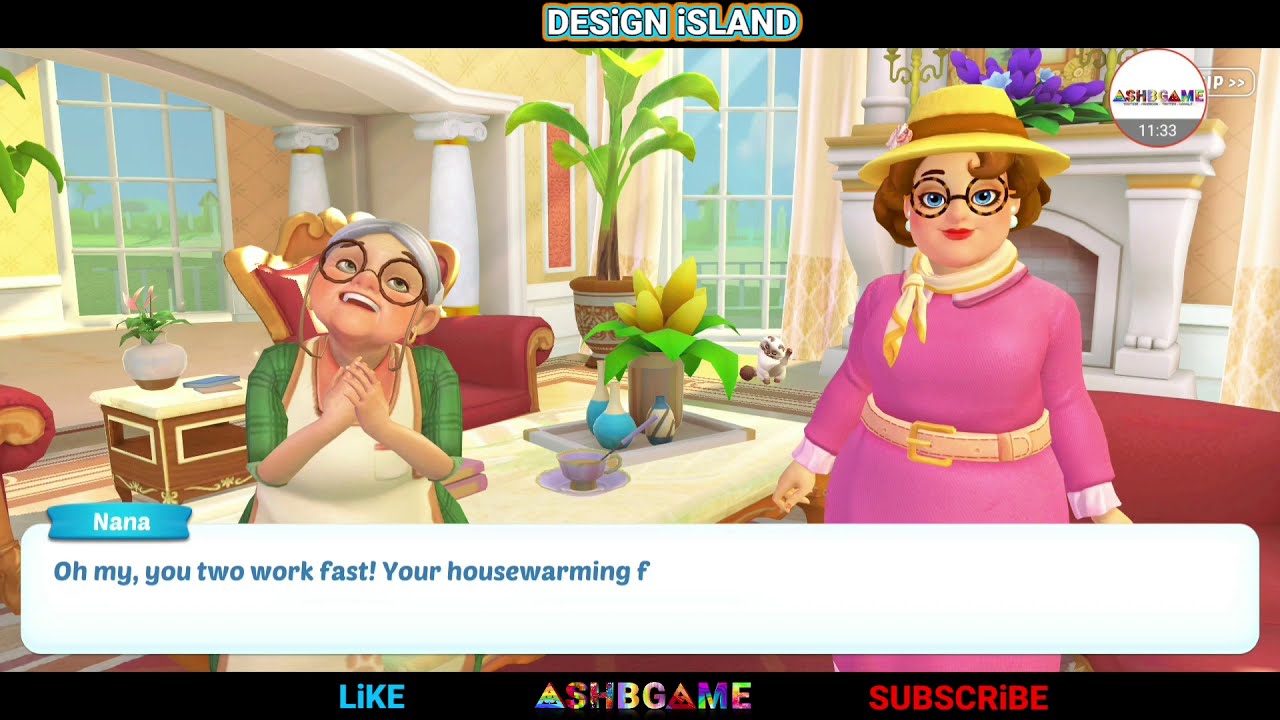 Design iSland Game LiVing Room Done / Part 3 - YouTube