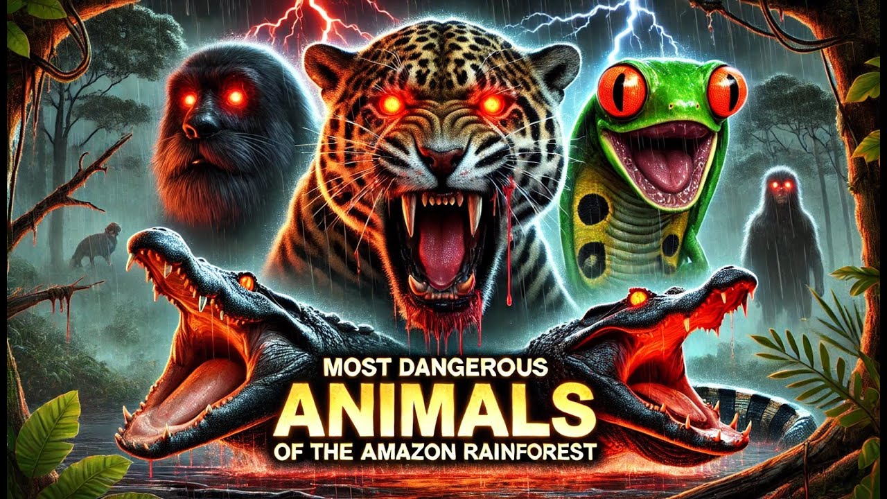 Deadliest Creatures of the Amazon Rainforest | Shocking Facts About the ...