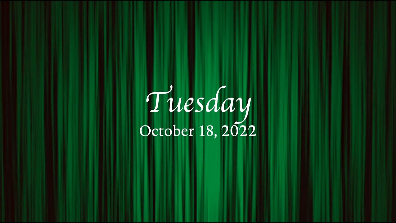 October 18, 2022 - YouTube