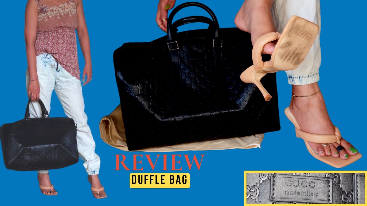 Handbag Review Duffle Bag - YouTube