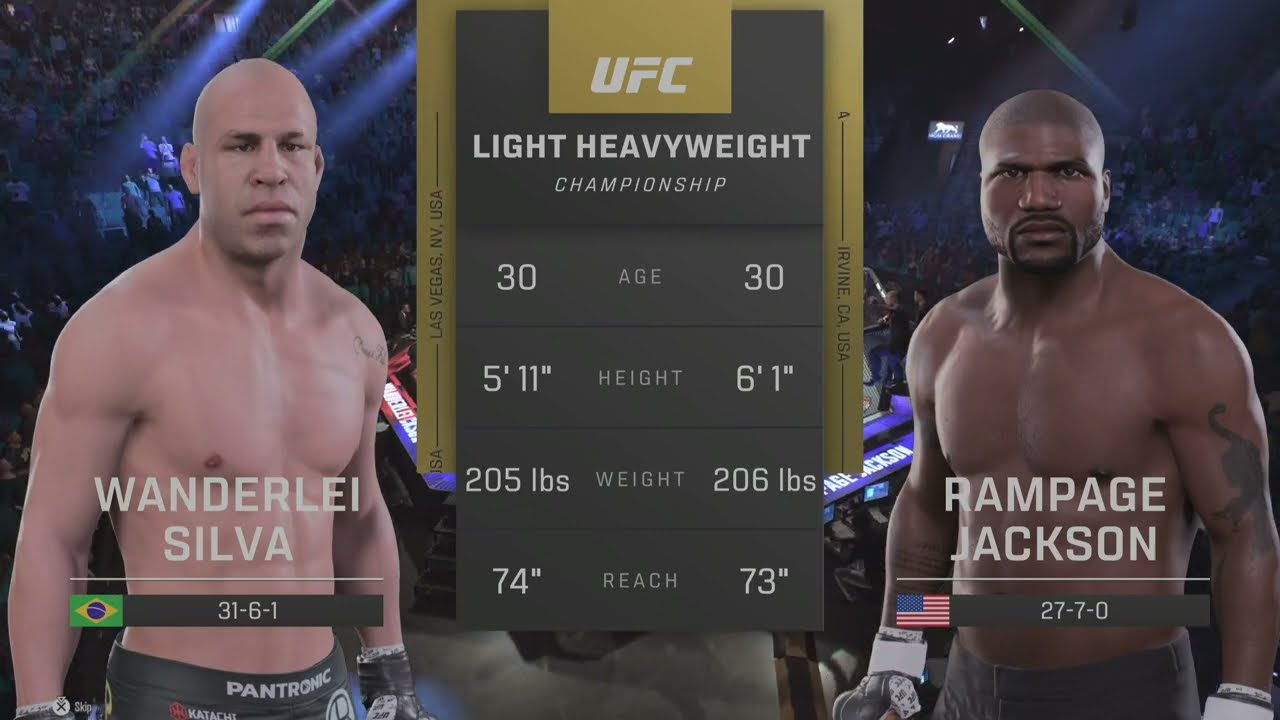 EA SPORTS UFC 5_The Axe Murderer Wanderlei Silva 🆚 Rampage Jackson ...