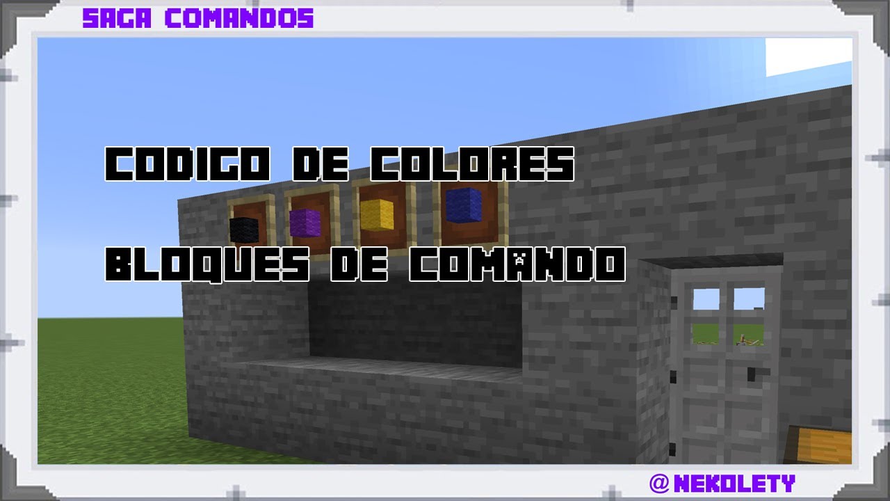 Contraseña de colores en Minecraft - YouTube