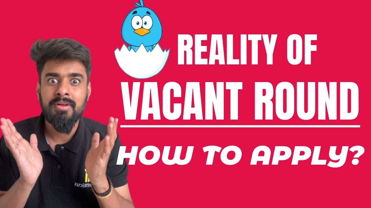 MBA-CET VACANT Round | Reality of Spot Round | How to Apply ? - YouTube
