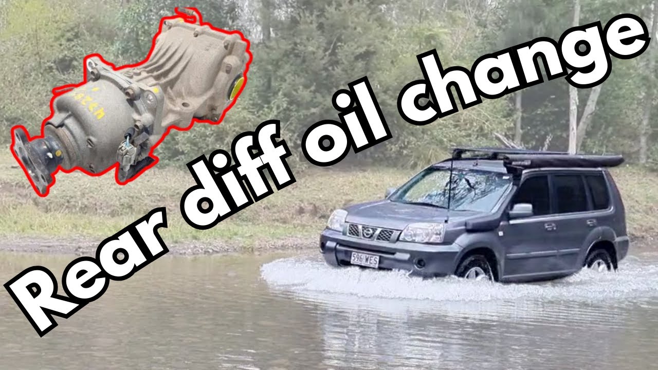 How to Change Rear Differential Oil on Nissan X-Trail | DIY Tutorial ...