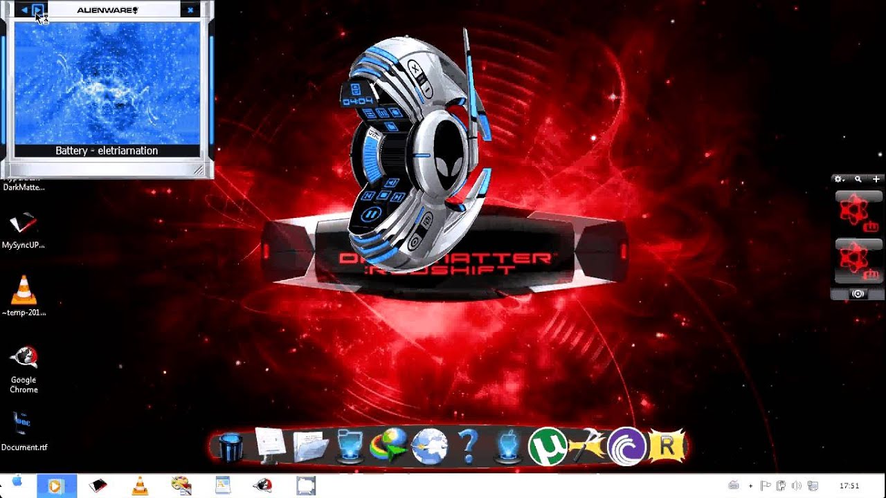 how to get alienware media player skin on windows os.avi - YouTube