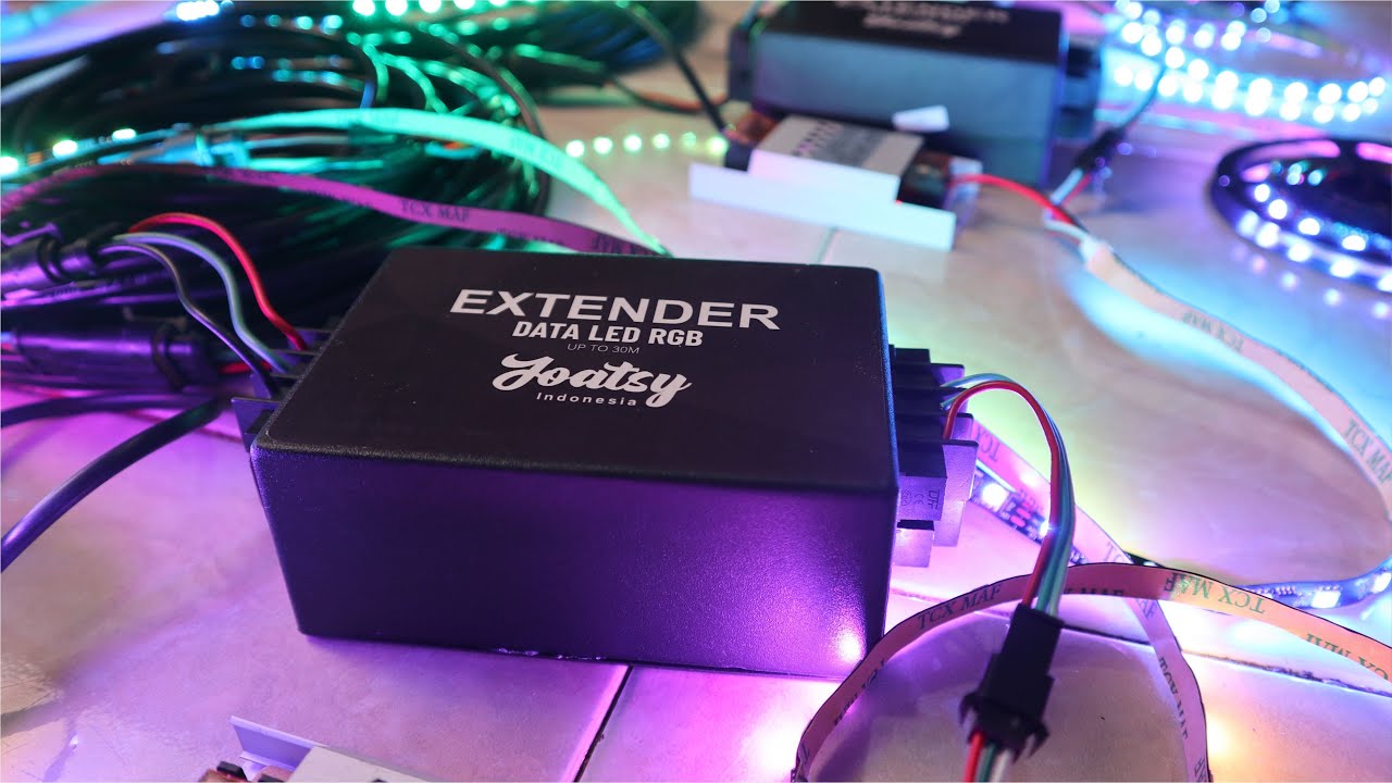 Modul Extender Data Led RGB Addressable WS2811 - YouTube