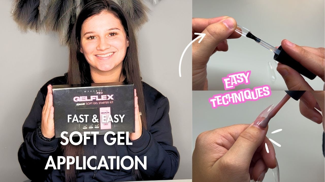Soft Gel Extension Tutorial for Beginners | How to Use MakarttPro Gel ...
