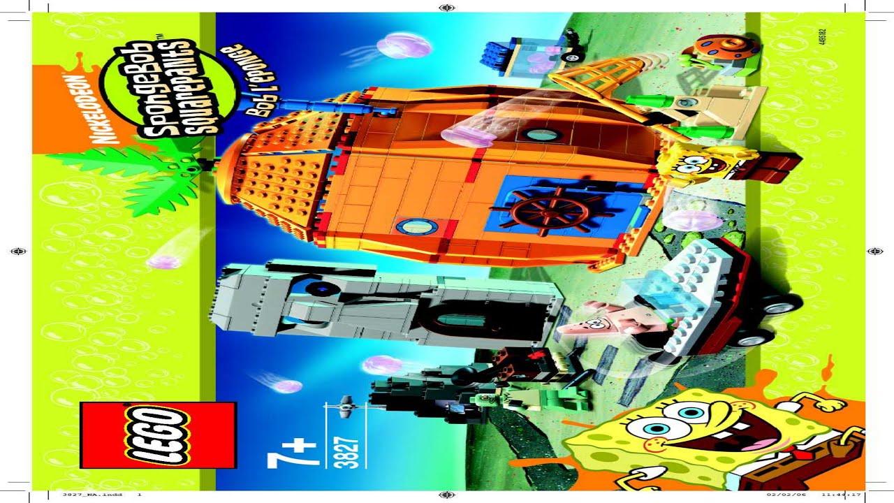 LEGO Instructions - SpongeBob SquarePants - 3827 - Adventures in Bikini ...