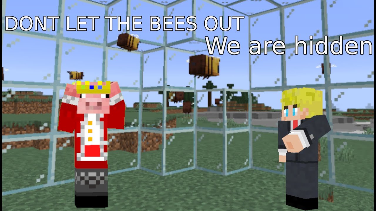 Technoblade and Tommy make a SECRET base under the bee house | Dream ...