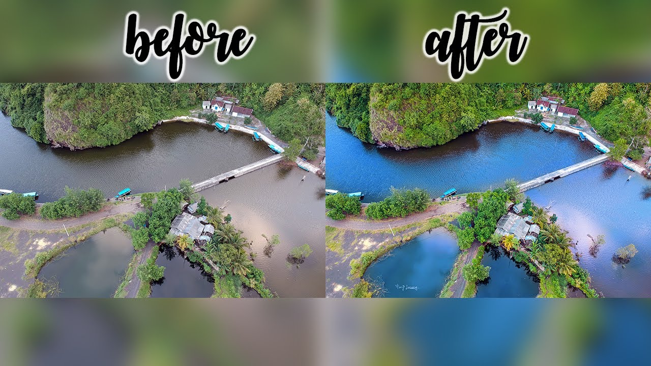 Change Color Water to Clean | Photoshop Tutorial - YouTube