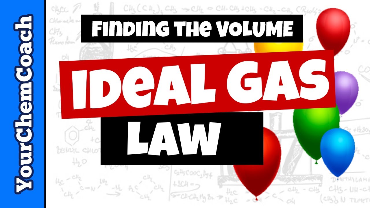 Ideal Gas Law and Finding Volume - YouTube