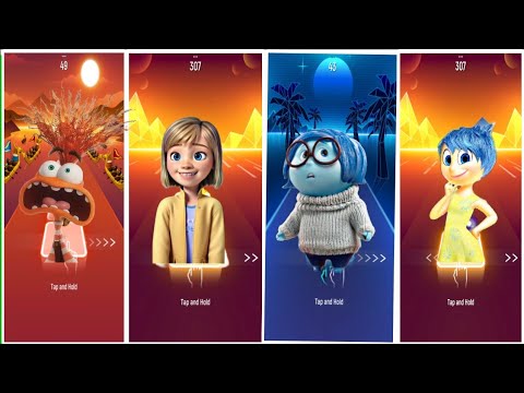 Anxiety VS Riley VS Sadness VS Joy - YouTube