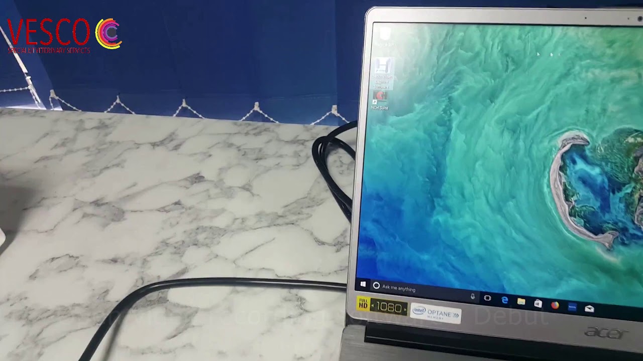 How to set up your video processor with a laptop - YouTube