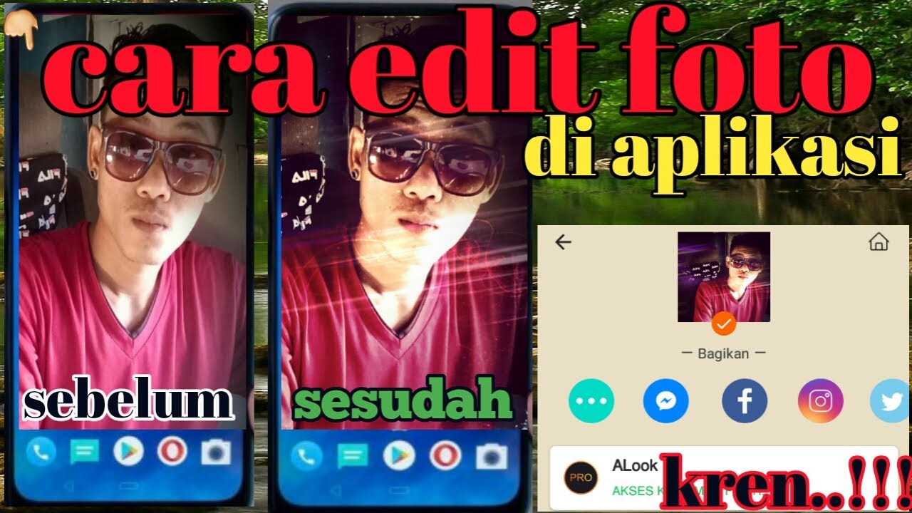 Cara tutorial edit foto dengan bagus - YouTube