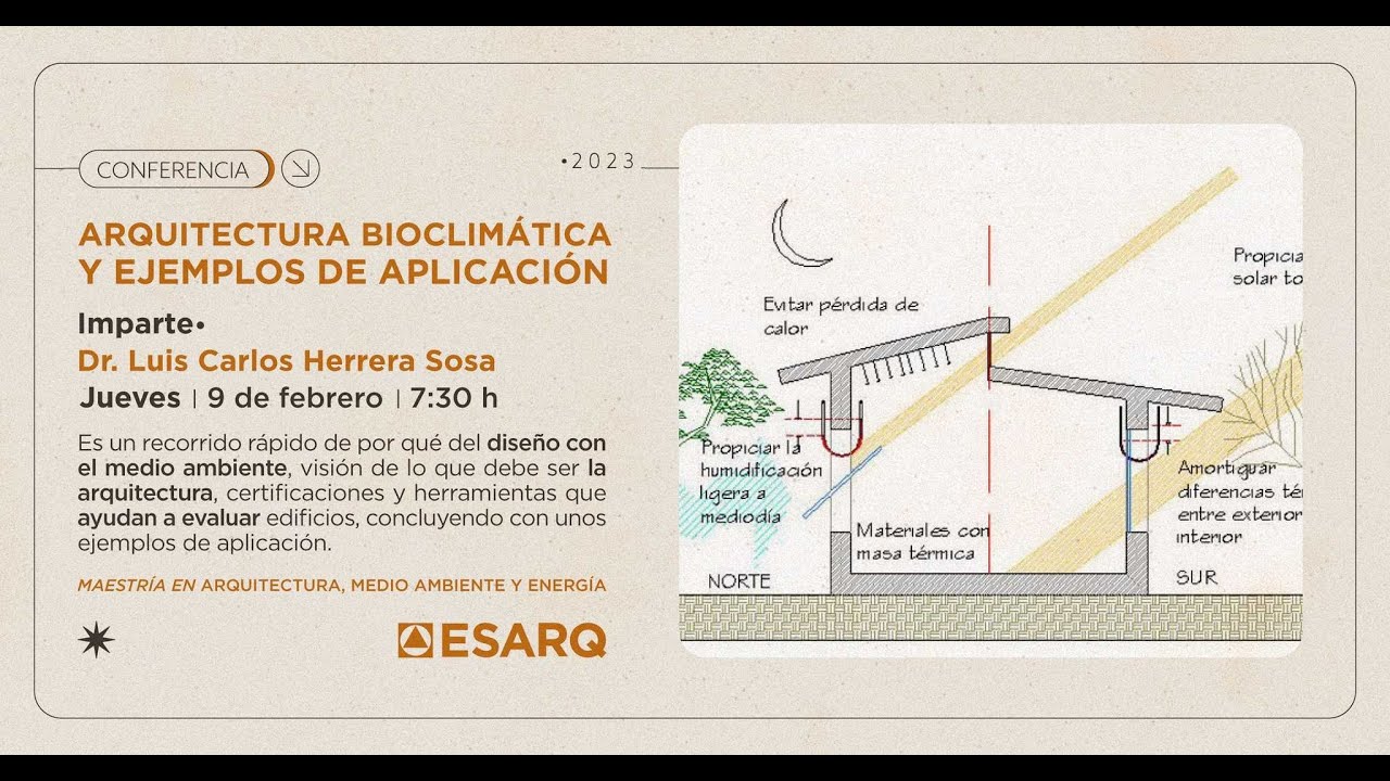 Arquitectura Bioclimática y ejemplos de aplicación. Impartida por Dr ...