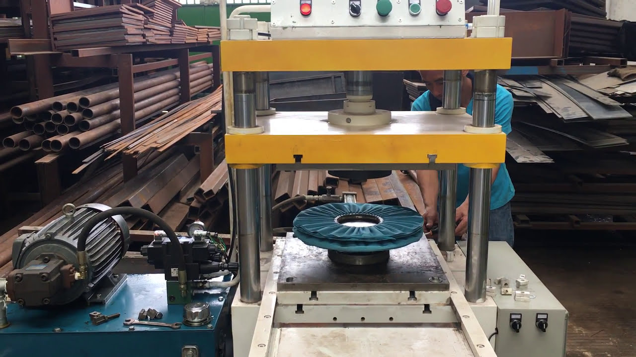 4 Operation of pressing machine--Iron ring mould - YouTube