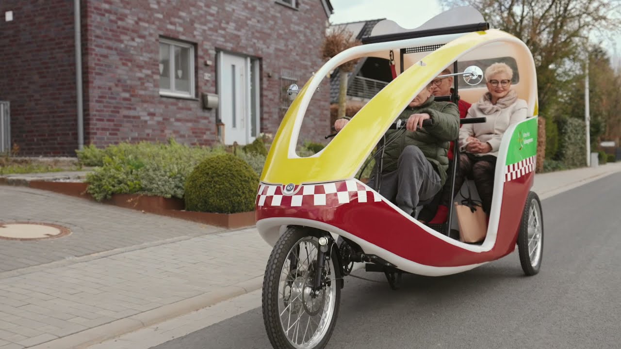 Was ist ein E-Rikscha-Fahrdienst? - YouTube