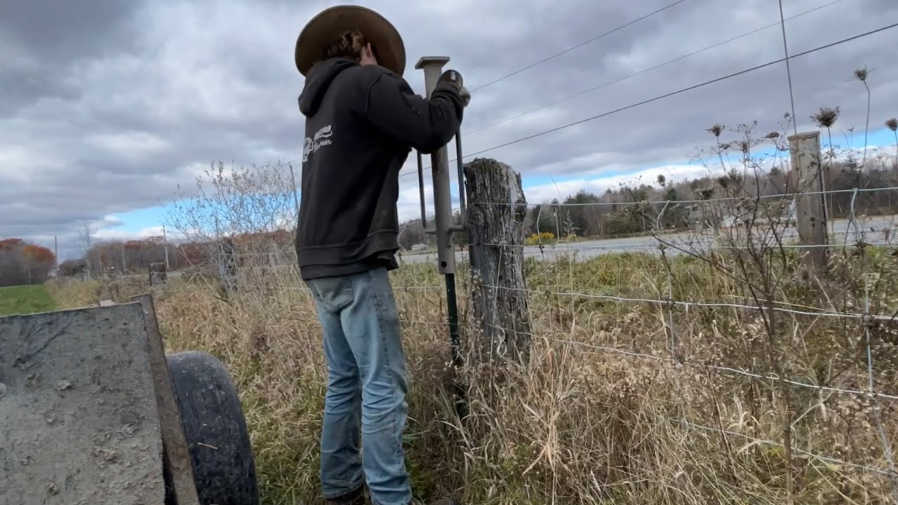 The Joys of Page Wire Fencing - YouTube