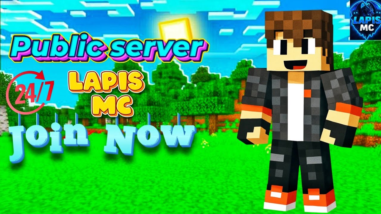 *"24/7 SERVER - 😍 Minecraft Public Server - Join Free!"* (LAPIS MC) # ...