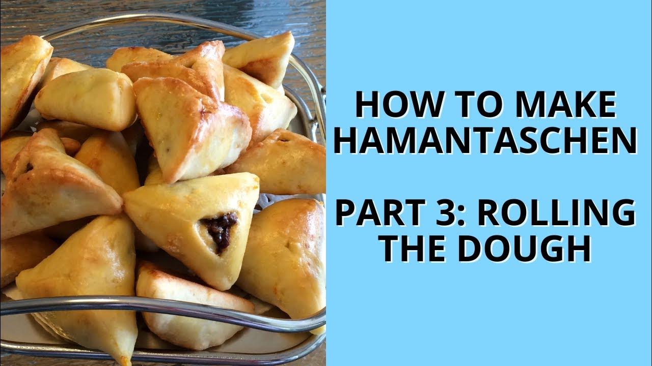 How To Make Hamantaschen Part 3: Rolling the Dough - YouTube