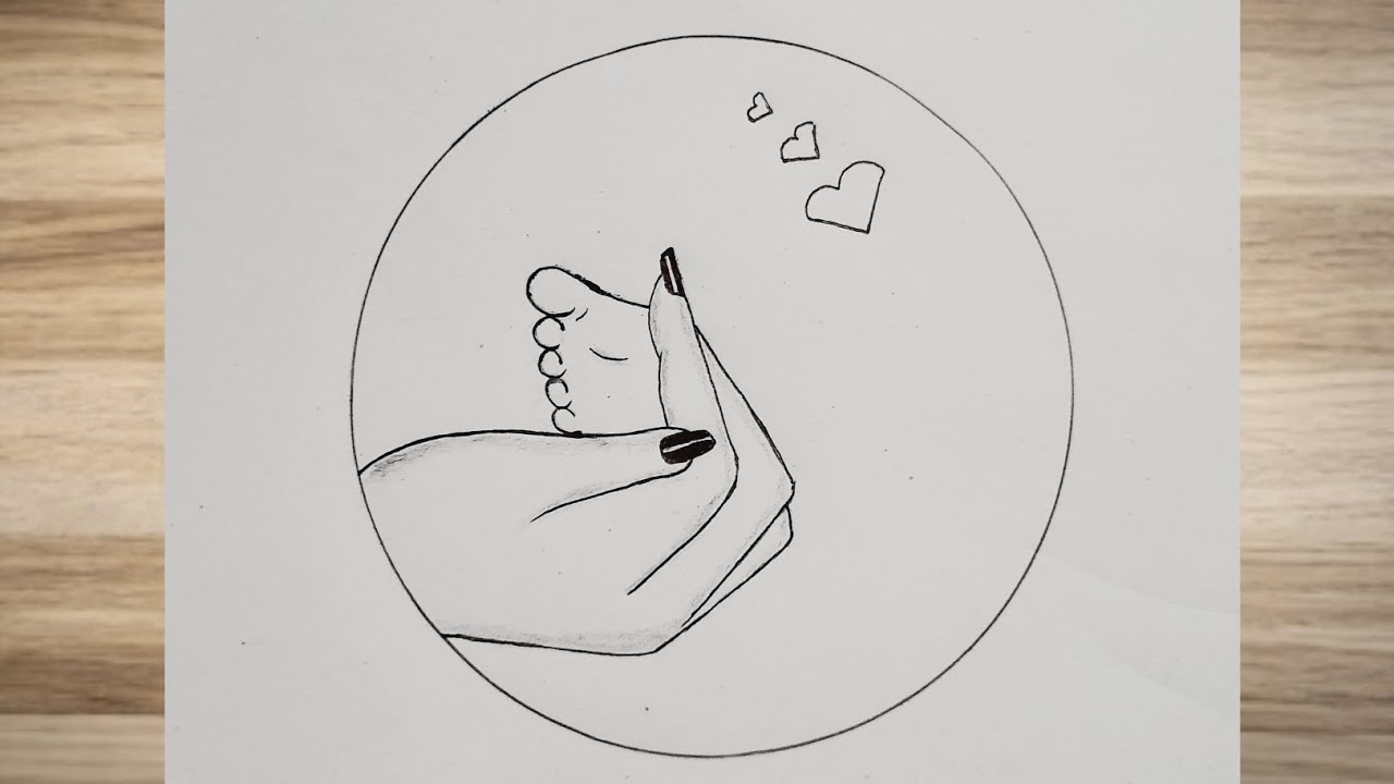 How to draw baby legs her mother hand|| Mothers day drawing|| Easy ...
