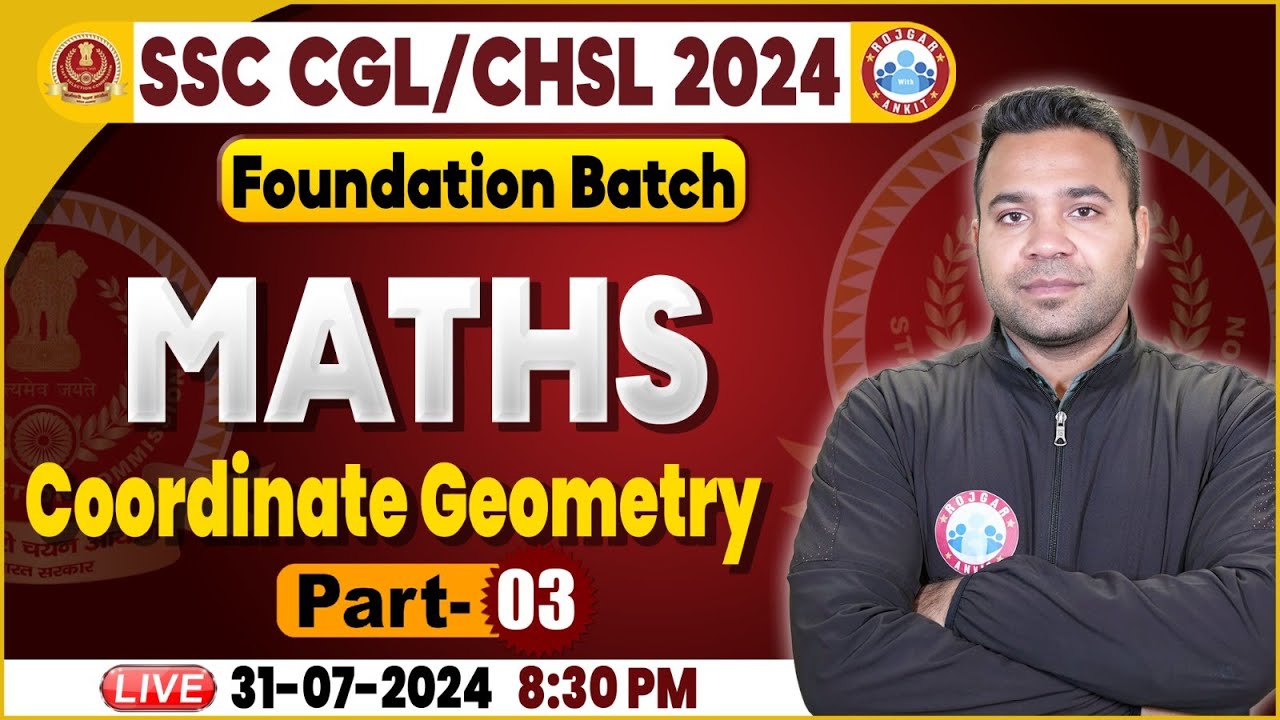 Coordinate Geometry Maths Class For SSC CGL #3, CHSL 2024, SSC Maths ...