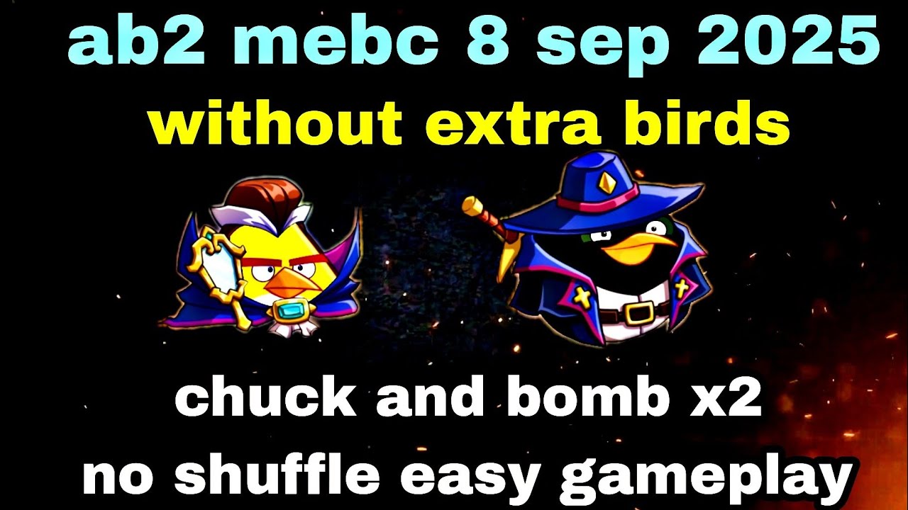 Angry birds 2 mighty eagle bootcamp Mebc 8 sep 2025 without extra birds ...