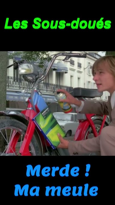 Les Sous-doués Vélomoteur Mobylette Meule - YouTube
