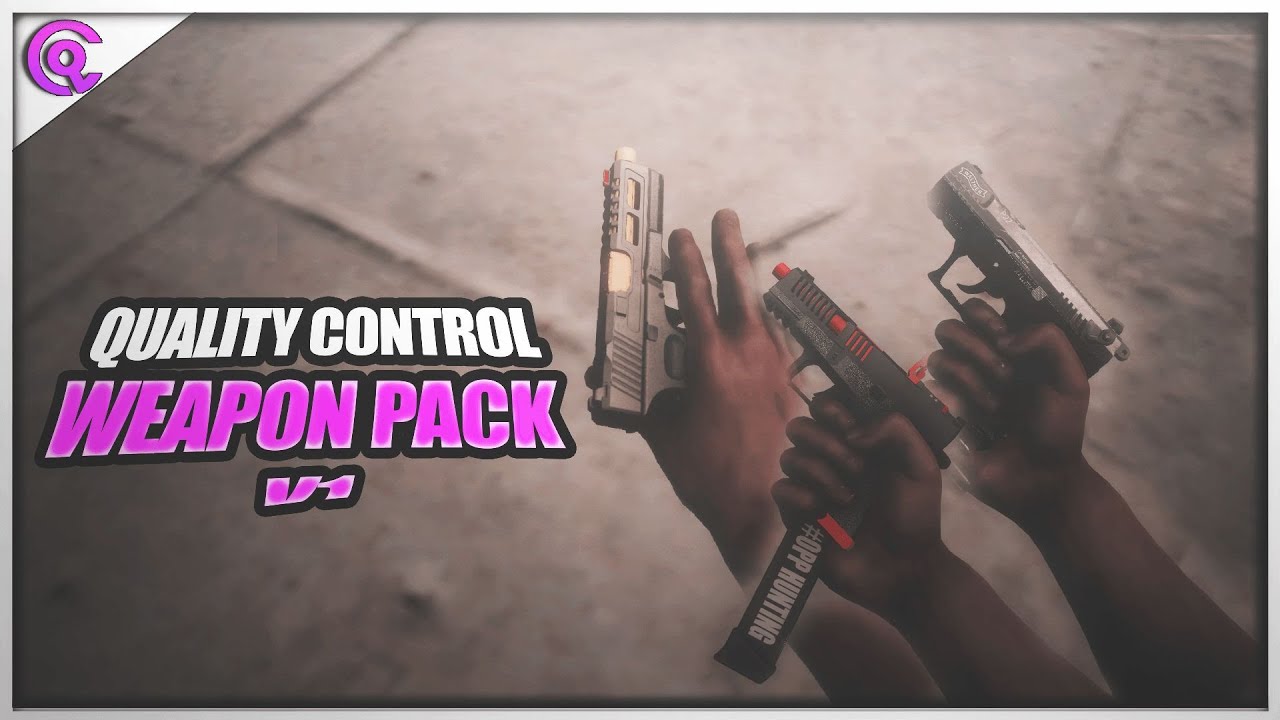 [QC Development] QC Weapon Pack V1 GTA 5 Roleplay - FiveM - YouTube