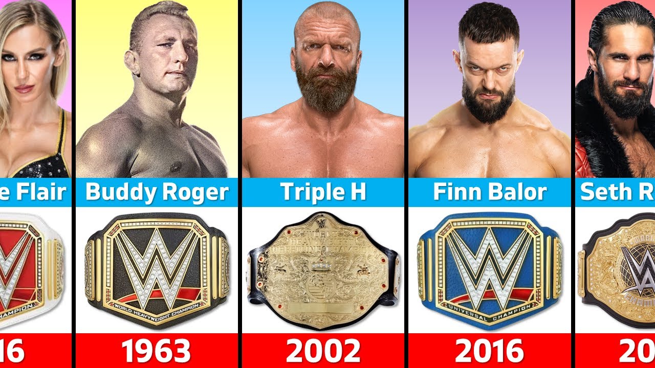 WWE Titles And Their First Champion - YouTube