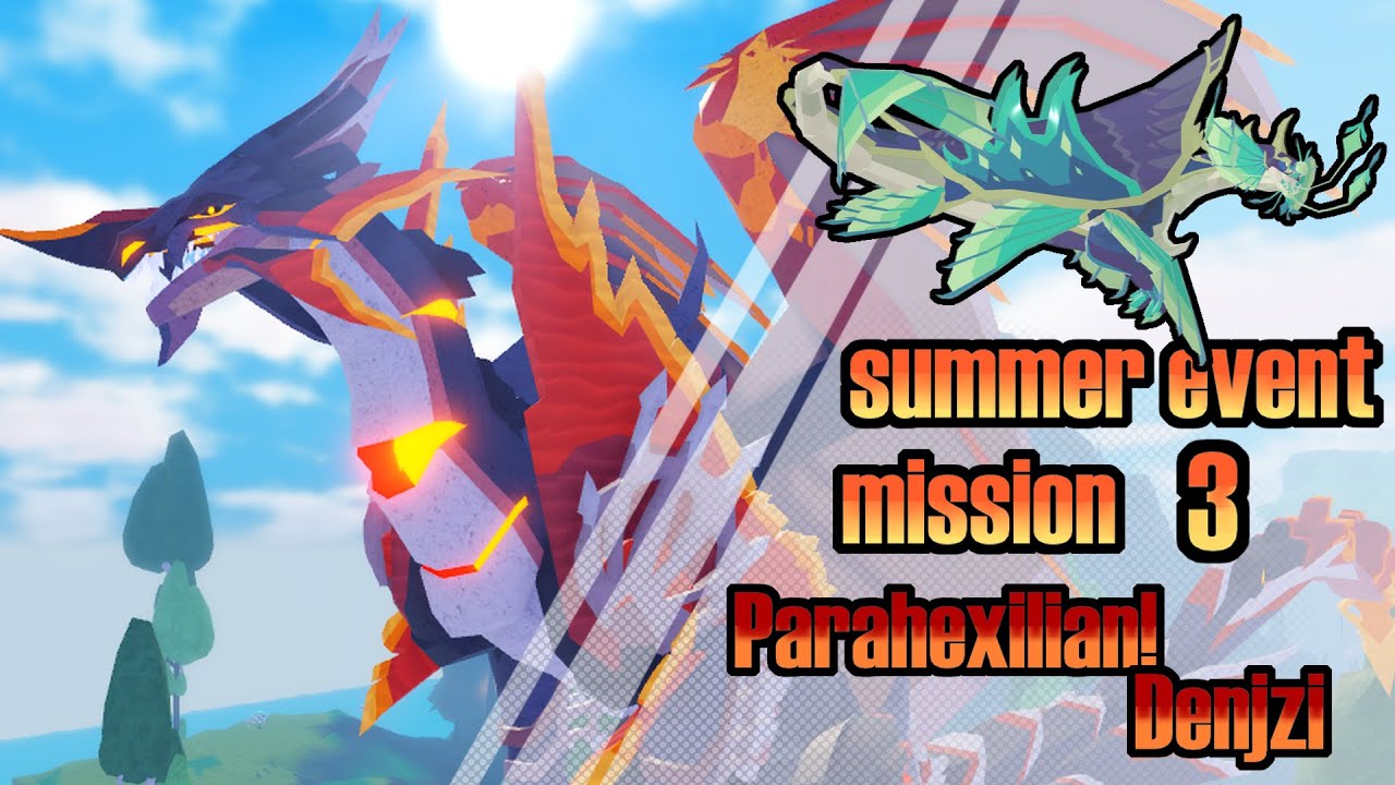 Summer event part 3! Denjzi and Parahexilian! | Creatures of Sonaria ...