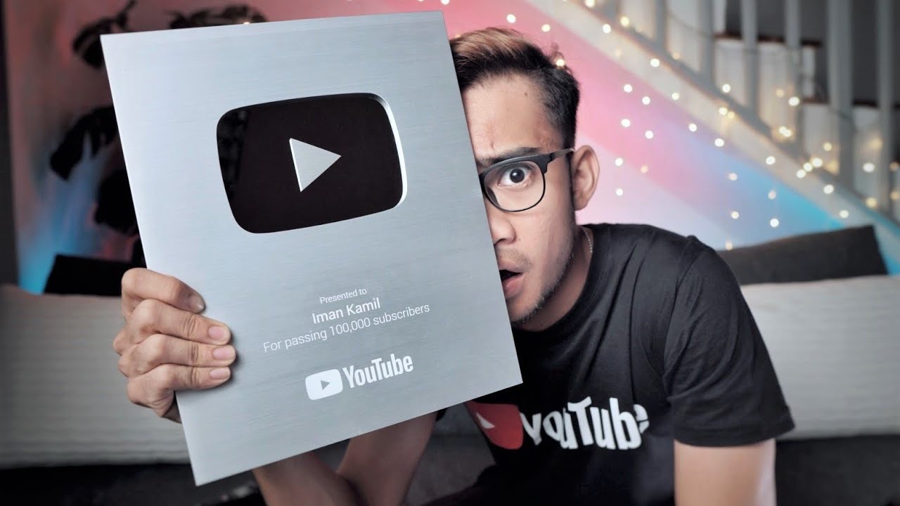 Silver Play Button Aku Sesat | Cara Apply Play Button - YouTube