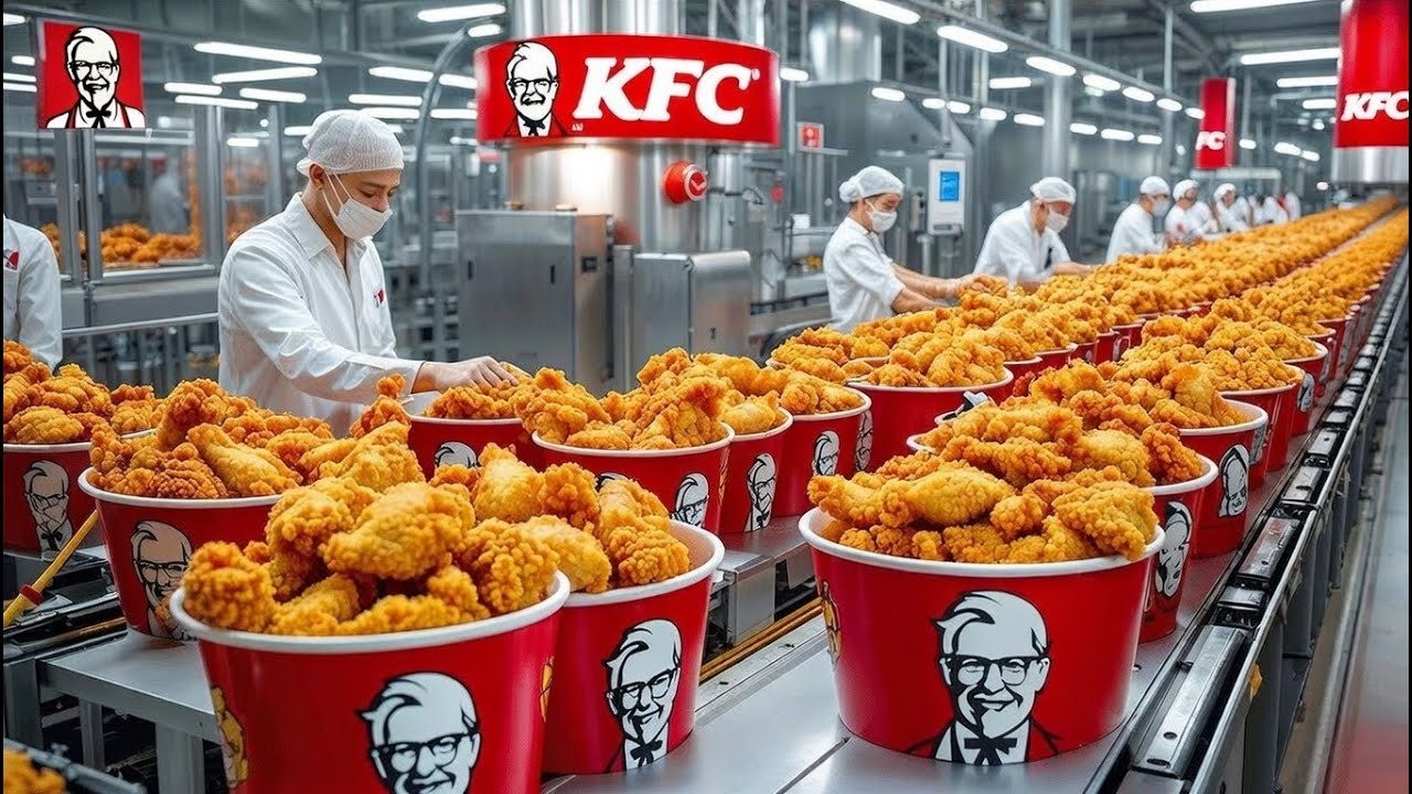 Inside the KFC Factory: From Fresh Chicken to Crispy Perfection (Full ...