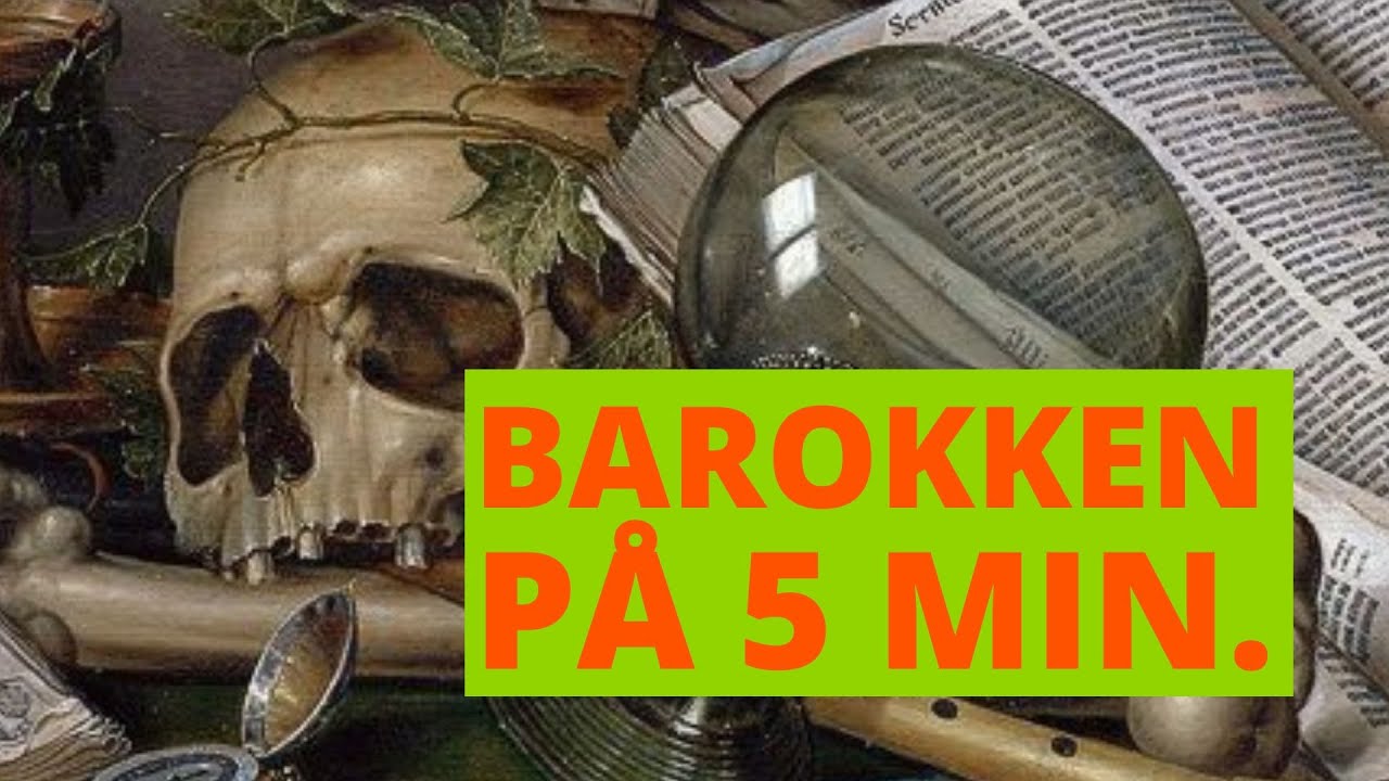 📕⚡BAROKKEN - da livet var kort og bøkene handlet om døden ...