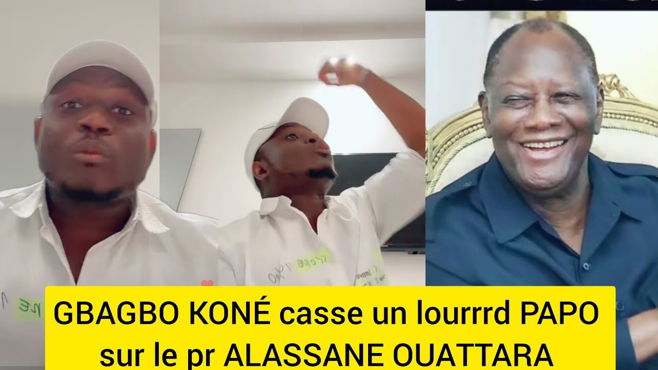 🚨 GBAGBO KONÉ SORT LES DOSSIER SUR LE ALASSANE OUATTARA - YouTube