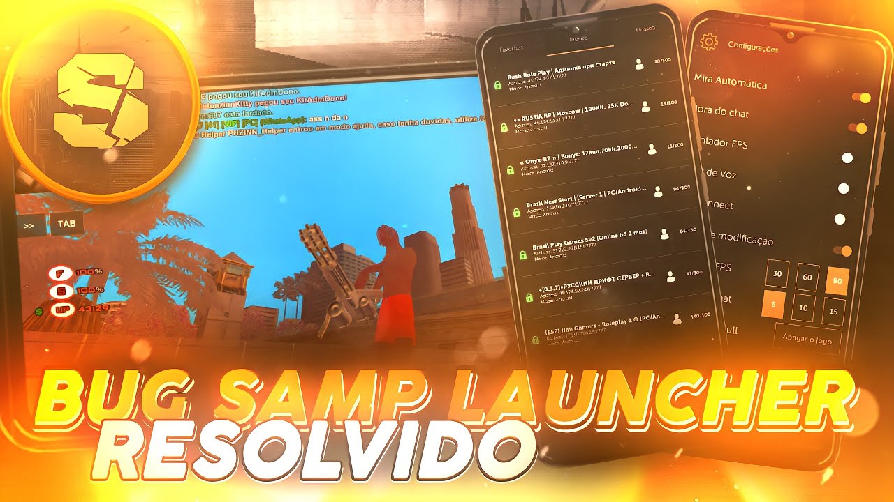 COMO RESOLVER O ERRO DO SAMP LAUNCHER DA PLAY STORE - (BUG DE ...