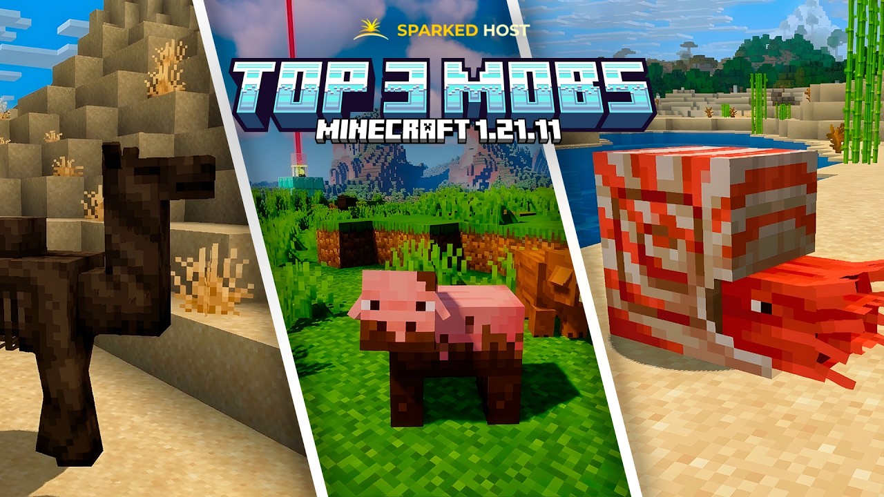 TOP 3 Mobs Mod For Minecraft Fabric 1.21.11 - YouTube