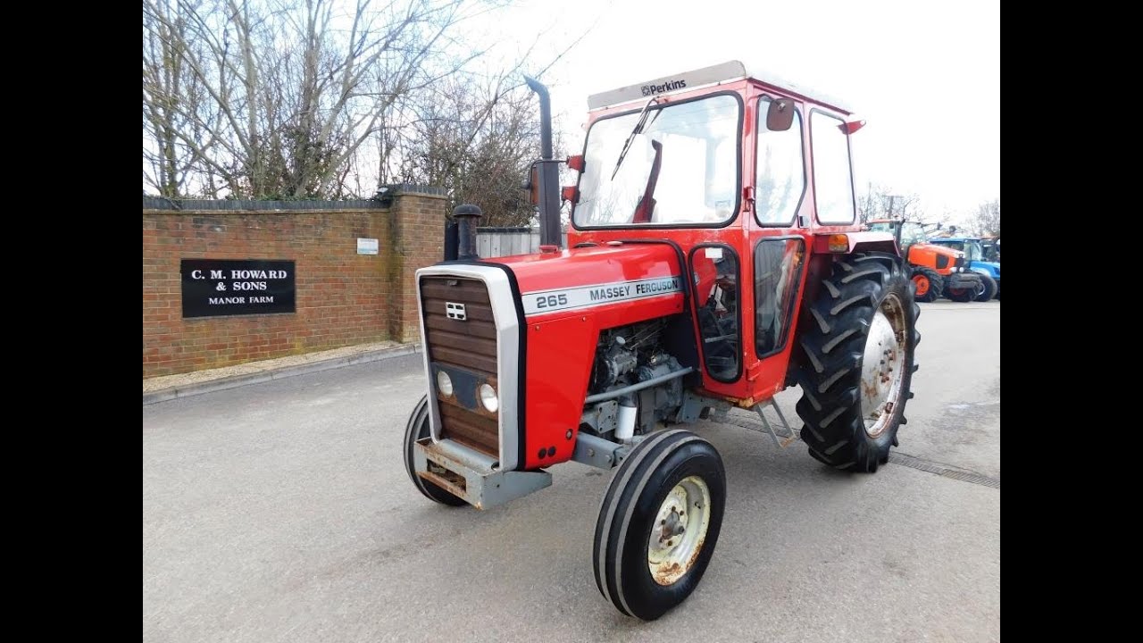 Massey Ferguson 265 - Walkround Video - YouTube